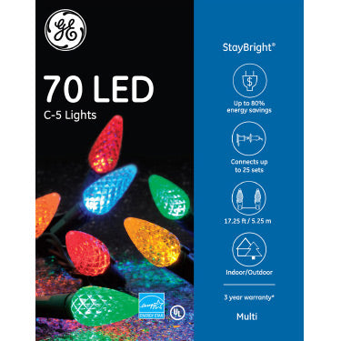 LED Diamond Cut Light Set, 70 Multicolor Lights – Alsip Nursery